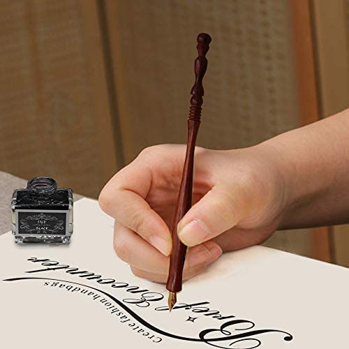 New model wooden calligraphy pen set, which Includes the pen nib as ...